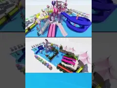 리조트 에서 모험 놀이터 장비 를 사용 하여 흥분 을 경험 하라