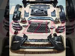 China Lexus LX GX460 GX400 2010-2016 To 2021 Car Front Rear Bumper Grille Hood Fender Spoiler Bodykit for sale