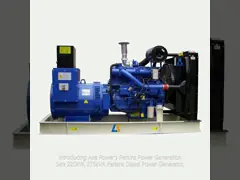 China Perkins Power Generation Sets 220KW/275KVA , 	Diesel Powered Portable Generator for sale