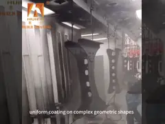 China Huier Adjustable Line Speed Powder Coating Line Manufacturers Latest Technology for sale