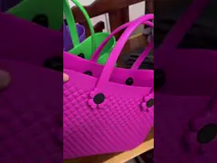 Summer Waterproof Washable Large Tote EVA Bog Beach Bag