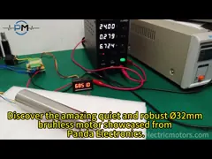 China 4 Pole Rotor 32mm Slotless Brushless Motor 306.8W 0.57N.m 5235RPM 24V 48V for sale