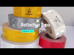 China High Visibility ECE 104R Vehicle Reflective Tape Reflector Sticker For Truck Car Safety Conspicuity Marking for sale