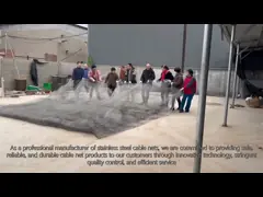 China Stainless Steel Rust-Proof Bird Cage Cable Mesh With 2mm In Aperture 50mm for sale