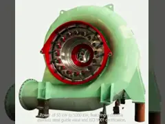Carbon Steel Q345 Spiral Case Francis Water Turbine for 50 M-120m Rated Head Hydroelectric Power Station
