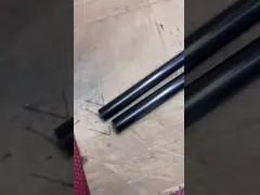 China Customized Aluminum Round Tube Black Hard Anodized 30μM Retractable Aluminum Tube Bracket Wall Thickness 1mm Or Custom Made for sale