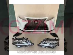 China Lexus RX 2009-2015 Upgrade To 2020 Body Kits With Bumper Grille Head Fog Lamps for sale