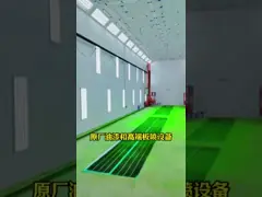 China Optional Color Heating System Container Spray Booth Industrial Custom Paint Booth for sale