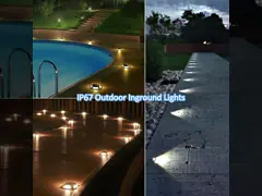 New Arrival IP67 Waterproof Ultra Thin Stair Step Deck Light Outdoor Recessed Led Inground Li