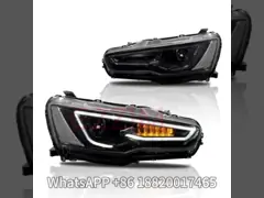 China Auto Parts ABS Plastic LED Front Light Parts Head Lamp For Mitsubishi Lancer 2008-2018 for sale