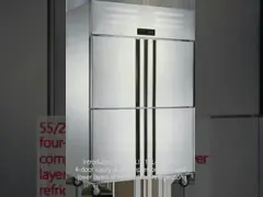 55/2000  D1.5L4 model four-door luxury dual compressor upper and lower layers of frozen direct refrigerator, size: 1450*830*1938