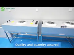 China Custom Size Galvanized Steel FFU Fan Filter Unit with HEPA Filter for sale