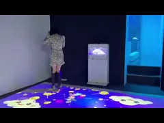 China 3D Hologram Interactive Floor Projector Movable Outdoor Mobile Projector for sale