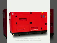 China 450kW/563kVA SDEC Power Diesel Generator with DEIF Controller and 40C Environmental Temperature for sale