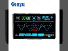 China Color Segments White Backlight VA LCD Display 40 PIN For Medical Device for sale