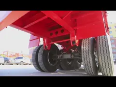 40ft Flatbed/Skeleton Container Semi Trailer Customizable for Customer Requirements