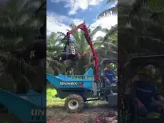 China 4 Wheel Drive 14hp Diesel Palm Oil Tractor Equipment Wheelbase 2150mm for sale