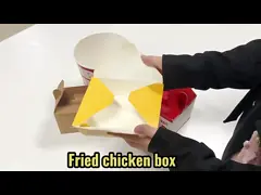 China Eco Friendly Insulated Cardboard Hamburger Patty Box For Frozen Food for sale