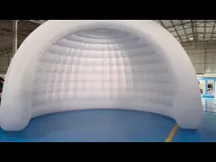 Tenda redonda inflável branca de alta qualidade Tenda de cúpula de ar inflável portátil