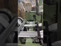 Cina Il giro del poliestere del tessuto di saia del rivestimento lancia il verticale arancio senza fine di colore 40000 libbre in vendita