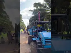 China Hydraulic Mini Agriculture Tractor 14hp Engine Power Tractor For Palm Oil Plantations for sale