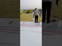 Método de construção de vídeo de membrana à prova d‘água TPO