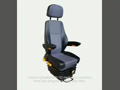 Mechanical Suspension Driver Seat Construction Seats Heavy Plant Seats