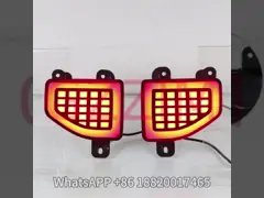 China Dynamic Turn Signal Reflector LED Bumper Light Rear Fog Lamp For Jeep Wrangler 2018-2022 for sale