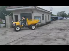 China Articulate Turning Type Palm Oil Tractor Compact Dimensions 3.65m X 1.72m X 2.15m for sale