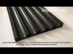 Aluminum Alloy Non Stick Baguette Pan French Bread Baking Tray
