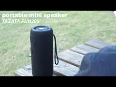 Lightweight 0.55kg RGB Bluetooth Speaker With Passive Radiators Waterproof IPX7