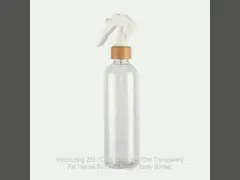 Natürliche Bambuskappen und PET-Bindungen Kosmetische Sprühflaschen 10 ml, 15 ml, 20 ml, 30 ml, 50 ml