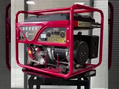 Remote  5kw 6.25kva Open Frame Gasoline Generator Auto Start Small Gasoline Generator