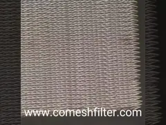 Cina Cintura trasportatrice a tessuto equilibrato composto SS per l'essiccazione degli alimenti con bordo di saldatura in vendita