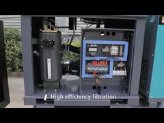 China 15kw Rotary Screw Air Compressor Air Compressor For Sand Blasting Oil Lubricated Electric Screw Air Compressor Machines for sale
