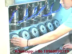 China 5.8KW Spin On Oil Filter Making Machine Six Station Tapping Machine for sale