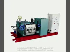 1400bar Water Jet Hydro Blasting Equipment Industrial High Pressure Blaster
