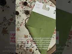 Tessuto leggero e traspirante 157GSM Twill Polyester per giacche