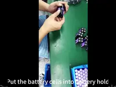 Ebike lithium battery pack assembling steps