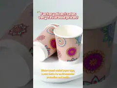 China Water Based 8oz Double Wall Cups Disposable Compostable Paper Cup Lightweight for sale