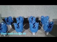 China Customizable Three-Cone Mill Tooth Drill Bit with 1 Year Warranty and Rubber Seals for sale