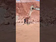 KS200G Hydraulic Breaker Test in Action