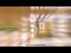 Adjustable Makeup Vanity Mirror With Lights 24 Bulbs Aluminum Frame