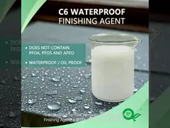 C6 Waterproof Finishing Agent Free Of PFOA PFOS And APEO Waterproof Oil Resistant And Stain Resistant