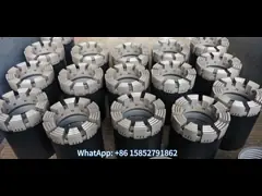 China NQ HQ CQ DQ EQ Impregnated Diamond Bit Drill Rod Ends For Geological Drilling for sale