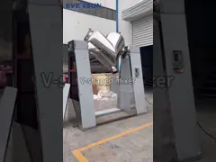Miscelatore a V in acciaio inossidabile per alimenti e materie prime chimiche Miscelatore a polvere secca