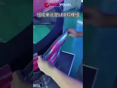 China Soft Rubber LED Display Module Creative Solutions Convex / Concave / Twisted Available for sale