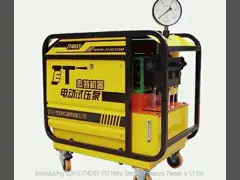 Cina tester elettrico di pressione dell'idro pompa elettrica della prova di 1.1kw 16MPa per prova di tenuta dell'acqua in vendita