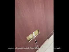 China 2/2/0.5mm Veneer Oak Aluminium Panels Microperforated Metal Wall Soundproofing Board for sale