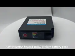 1S1P Heated Lithium Battery 3.7V 3000mAh Li-ion Power Battery For Heated Hat